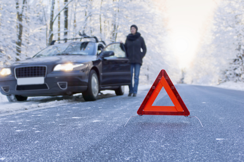 Car – Hazard – Traffic Safety Guy